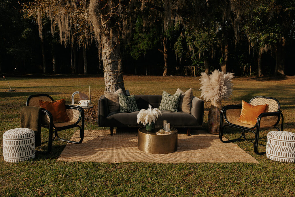 Modern Boho Lounge - Echo Event Rentals